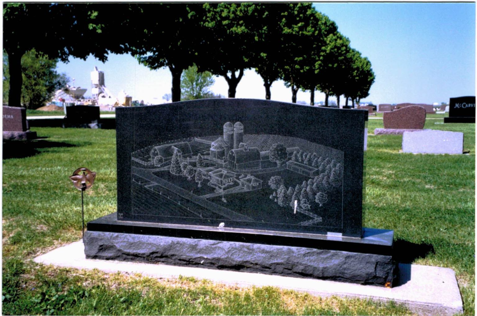 Farm scene - Nashua Monument Works